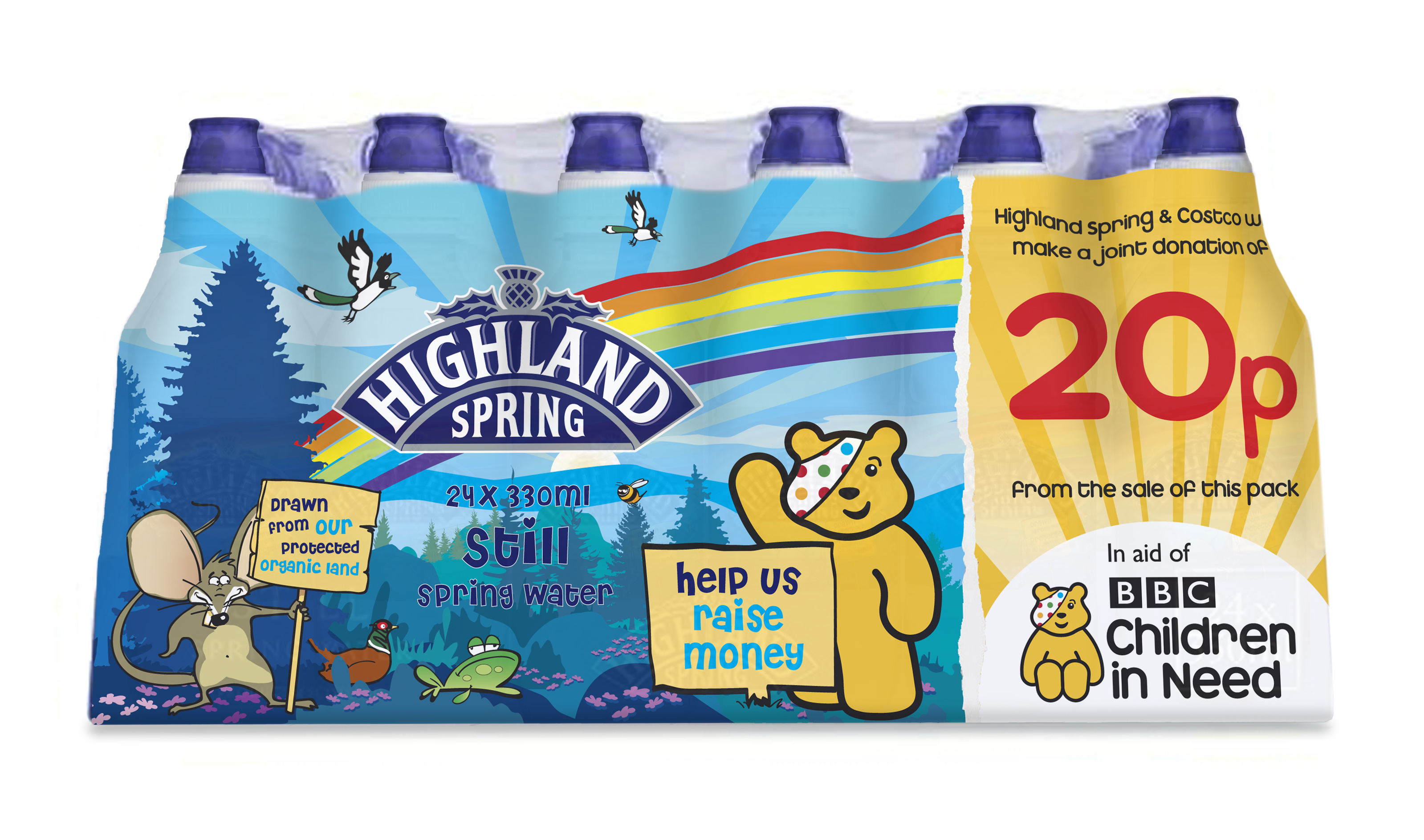 Highland Spring and Costco support BBC Children In Need | Talking Retail