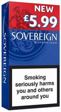 JTI launches new sub-£6 cigarette range, Sovereign Blue | Talking Retail