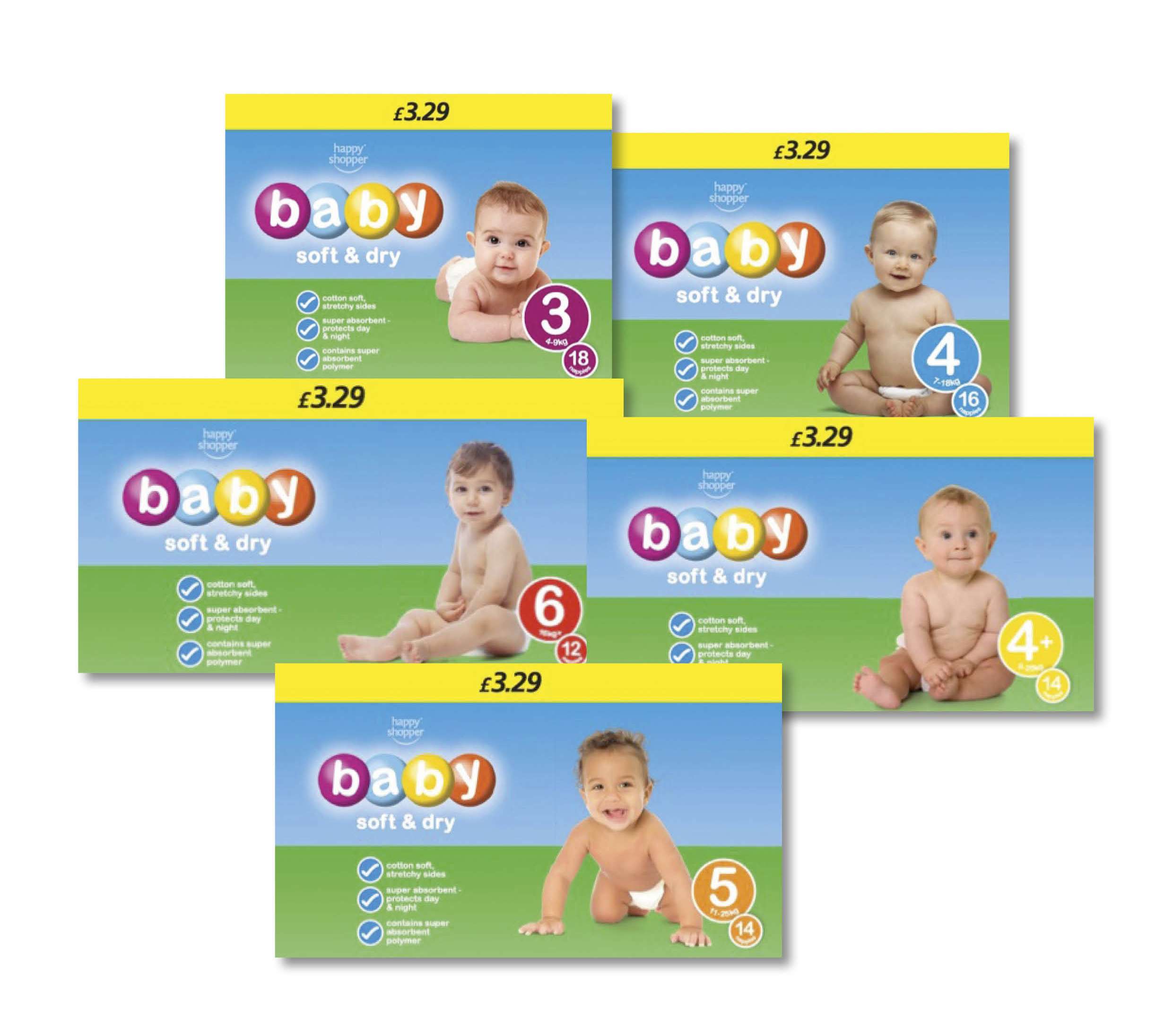 Booker unveils new Happy Shopper nappy range | Talking Retail
