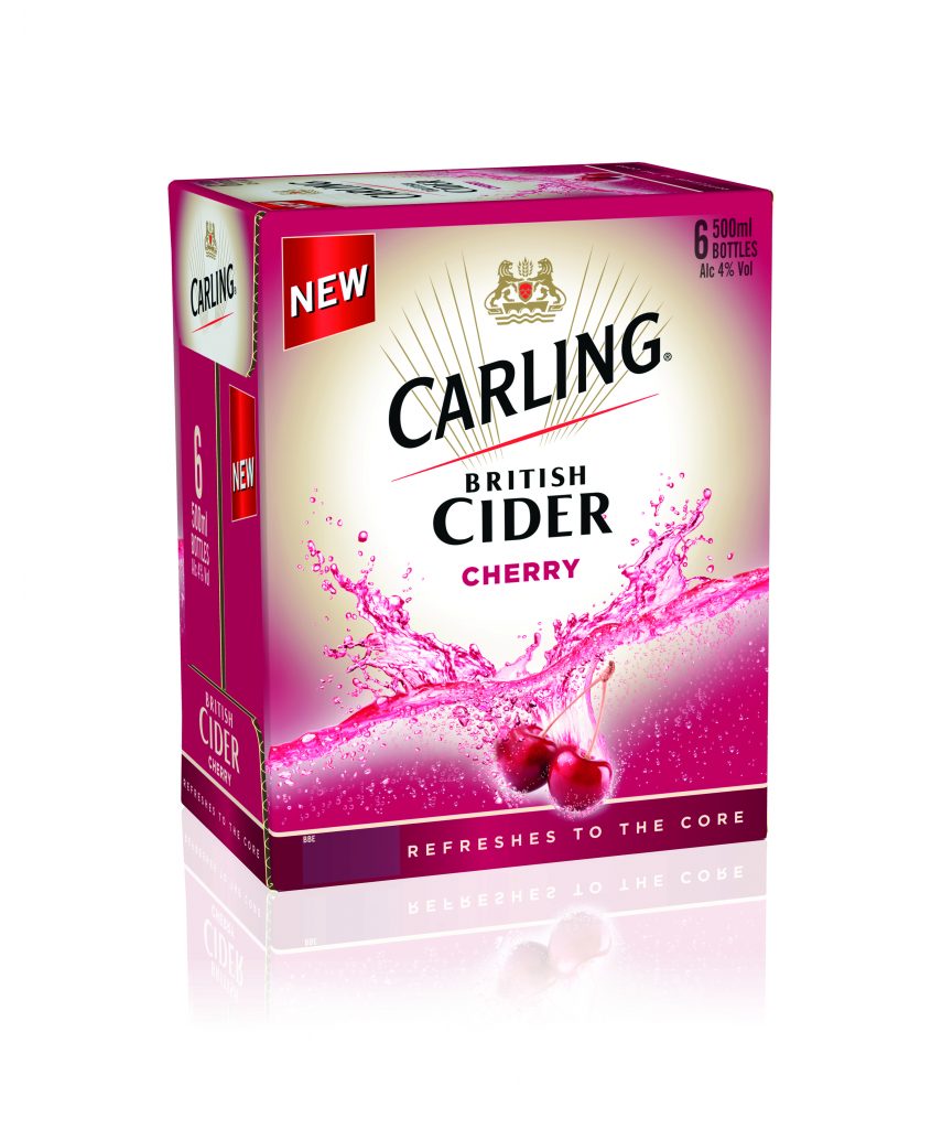 Molson Coors launches Carling British Cider - Cherry | Talking Retail