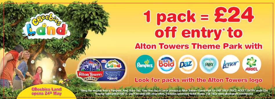 Alton Towers Resort teams up with P&G to promote Alton Towers' CBeebies ...
