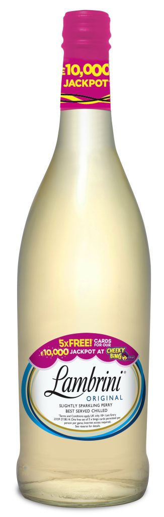 Lambrini launches new on-pack offer with Cheeky Bingo | Talking Retail