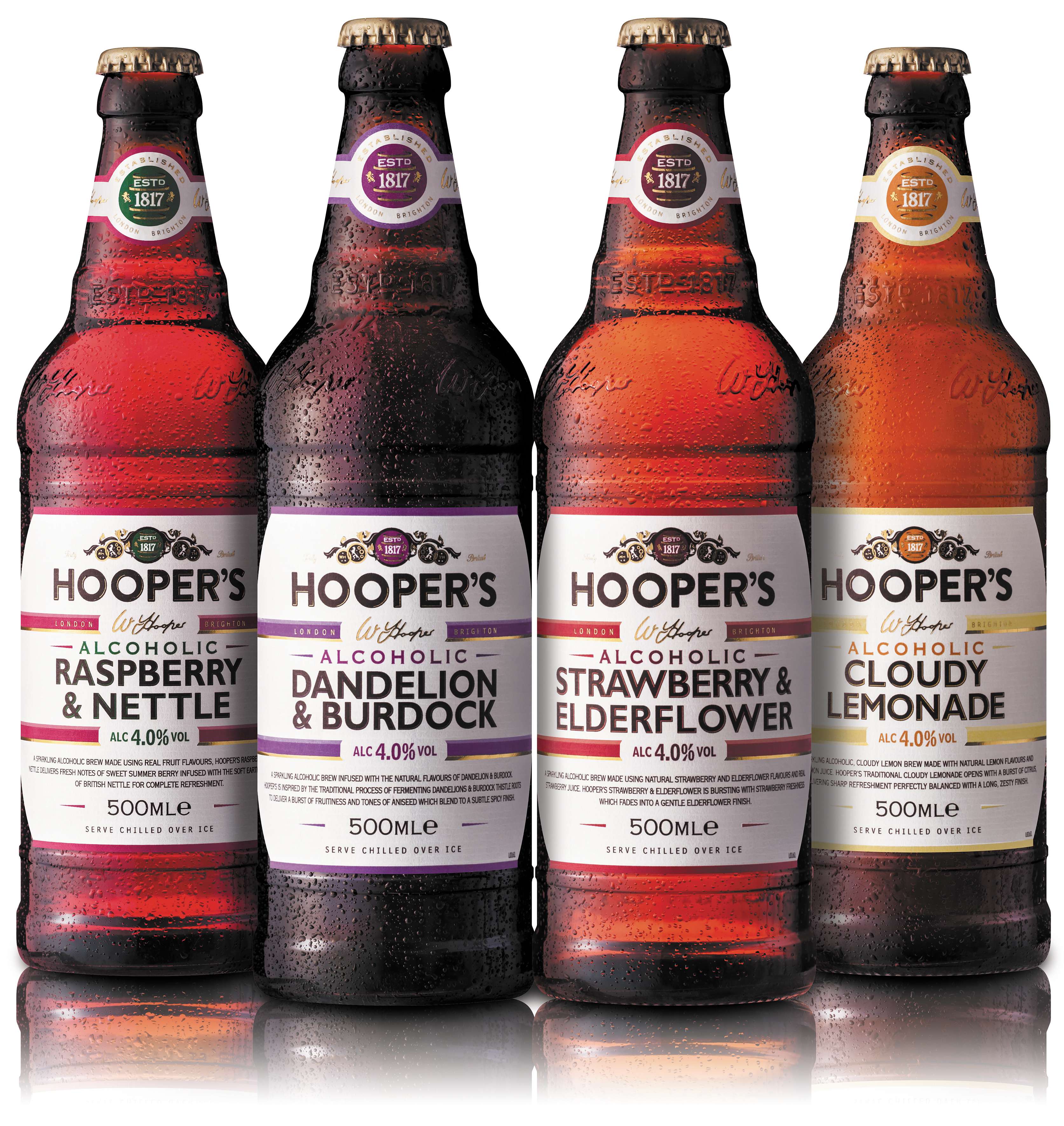 Hooper’s unveils new embossed bottle