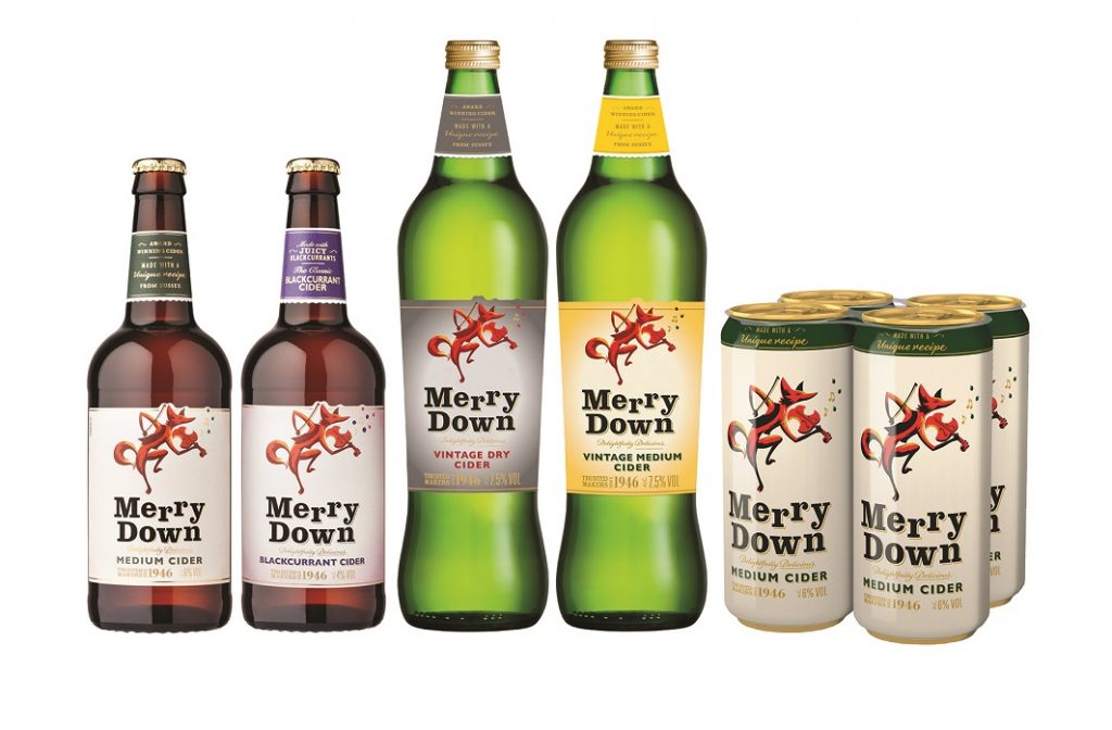 Merrydown Cider launches new pack design | Talking Retail