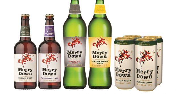 Merrydown Cider launches new pack design