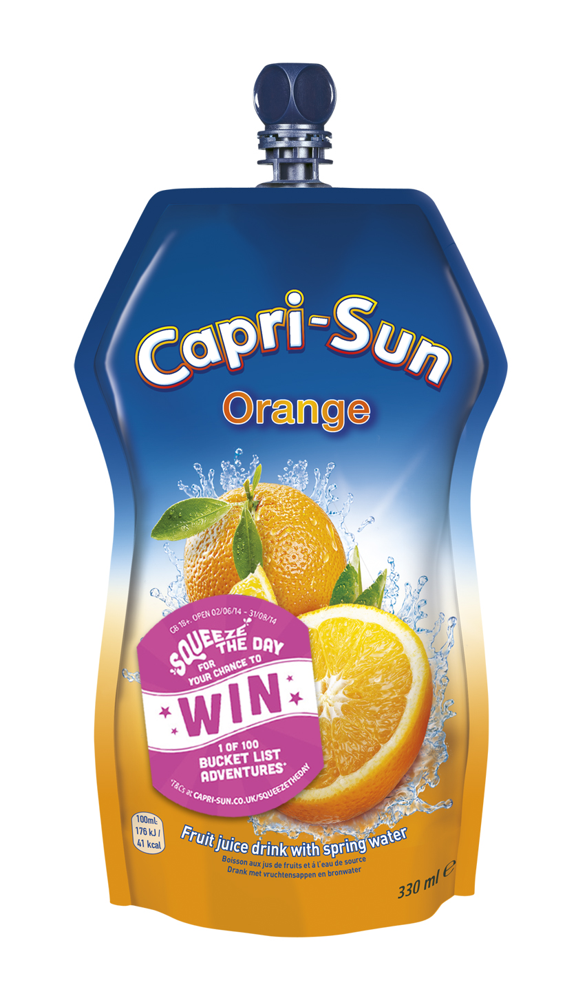 Capri-sun unveils ‘squeeze the day’ on-pack promotion | Talking Retail