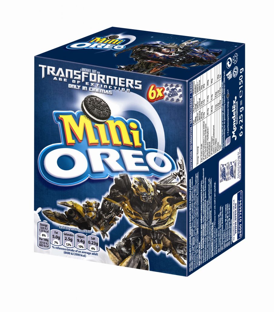 Limited edition Mini Oreos to tie in with new Transformers film ...