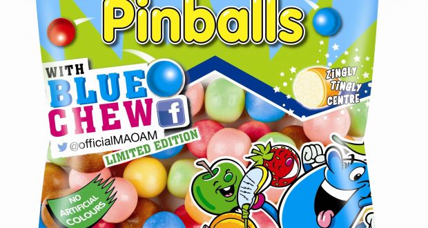 New raspberry blue chew for Maoam Pinballs