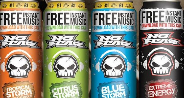 No Fear Energy unveils new instant music on-pack promotion