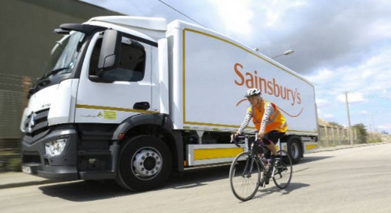 Sainsbury's unveils new cyclist-friendly lorry | Talking Retail