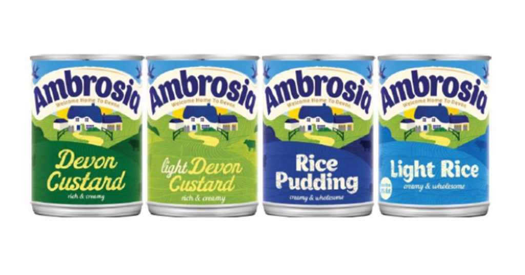 Ambrosia unveils new packaging | Talking Retail