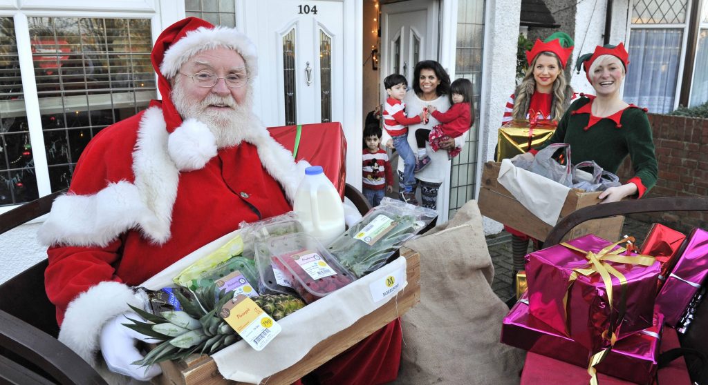 Morrisons celebrates Christmas home deliveries with surprise Santa ...