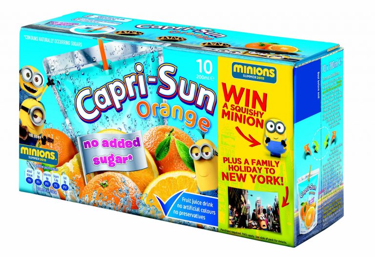 Capri-Sun teams up with Minions movie | Talking Retail