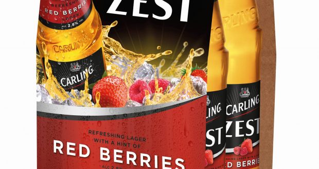 Brand redesign for Carling Zest