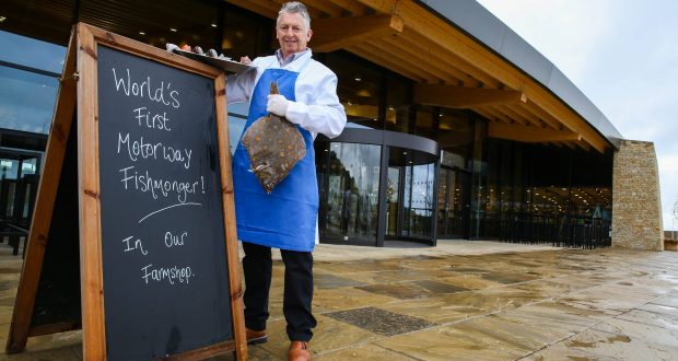 Farmshop, fishmonger and butchery opens …on motorway services