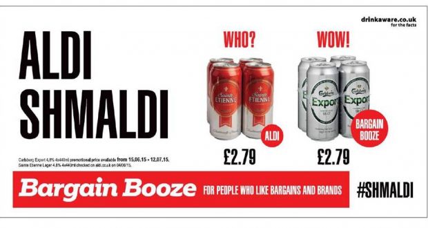 Latest Bargain Booze campaign puts Aldi in its sights