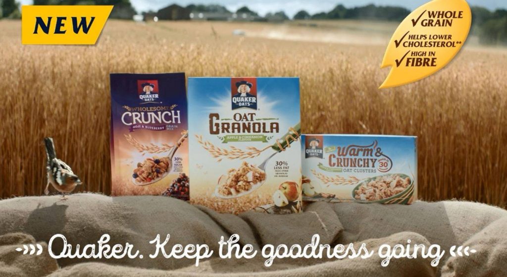 New TV campaign for Quaker Oats | Talking Retail