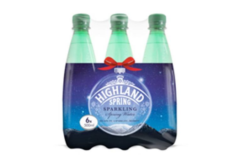 Festive packaging from Highland Spring | Talking Retail