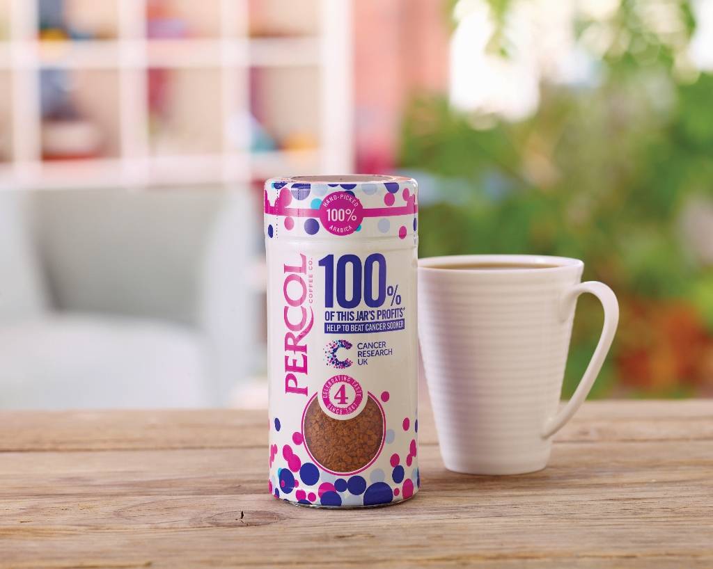 Percol announces Cancer Research charity partnership | Talking Retail