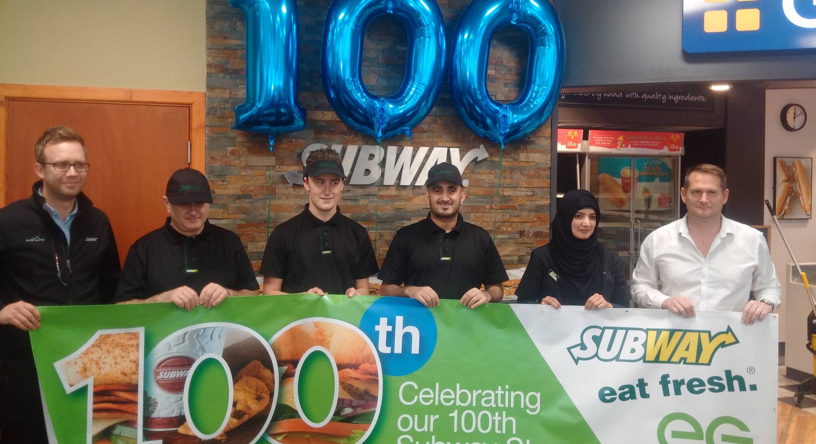 Subway announces 100th store opening with Euro Garages | Talking Retail