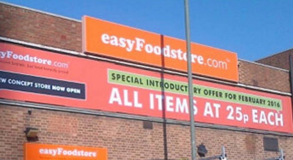 easyFoodstore opens pilot discount store in London | Talking Retail