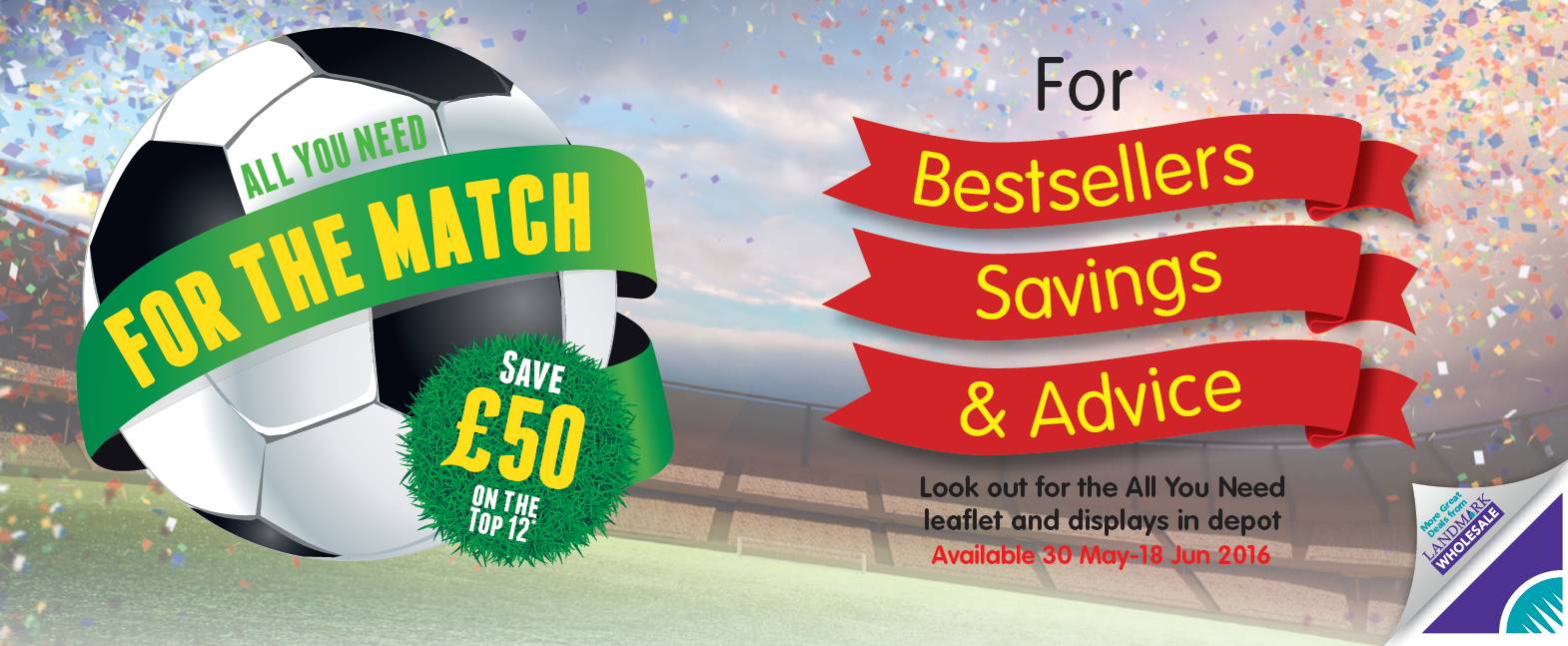 Landmark Wholesale launches sporting promotion | Talking Retail