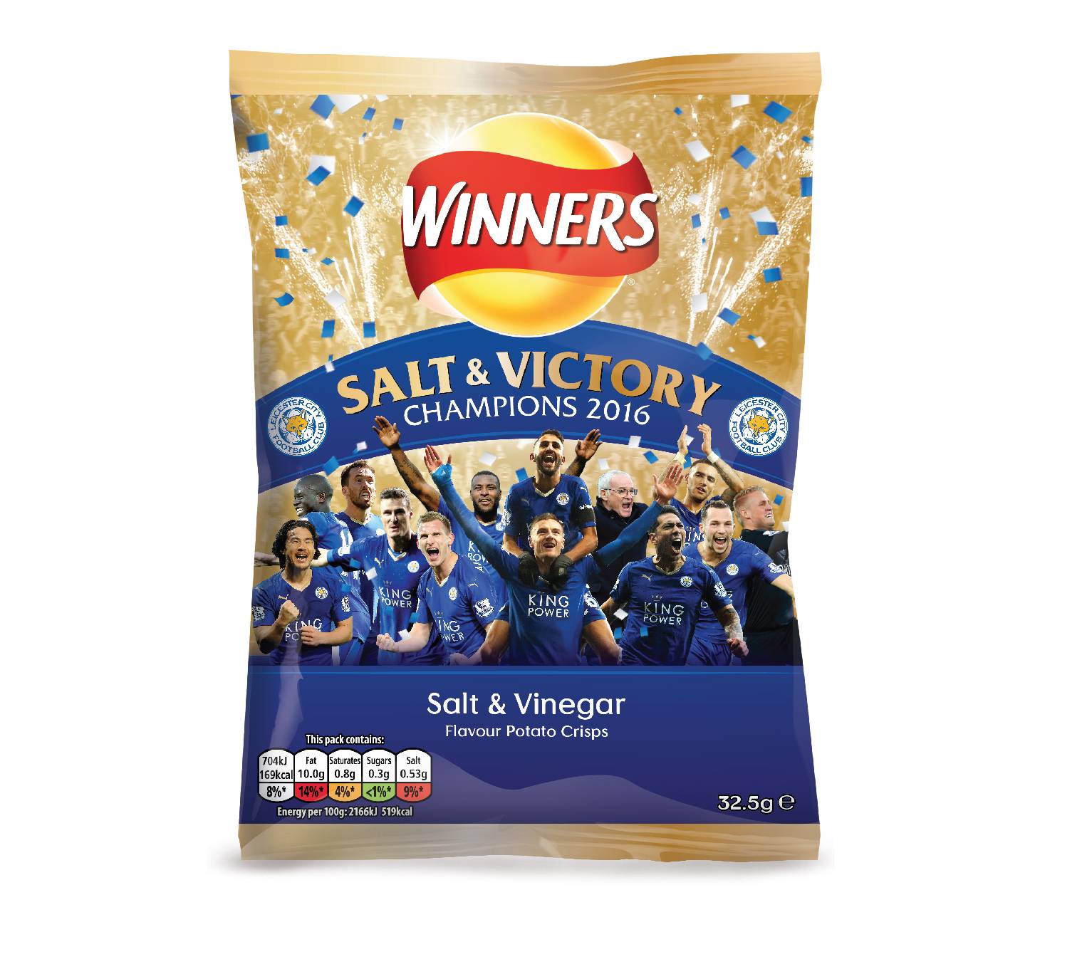 Salt & Victory: Walkers celebrates Leicester title with special packs ...