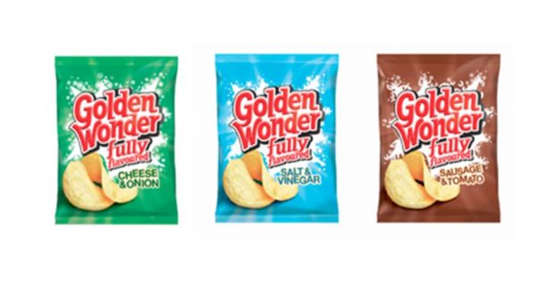 Brand re-launch for Golden Wonder crisps