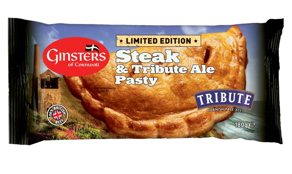 Ginsters unveils Steak and Tribute Ale Pasty | Talking Retail