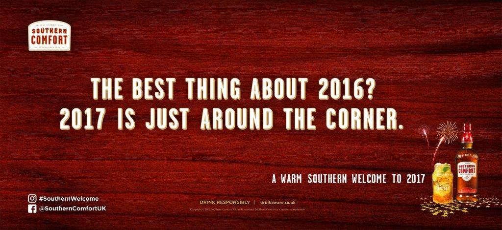 Southern Comfort welcomes 2017 with new campaign | Talking Retail
