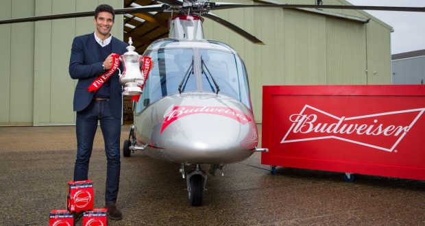 Budweiser plans helicopter beer drops for FA Cup fans