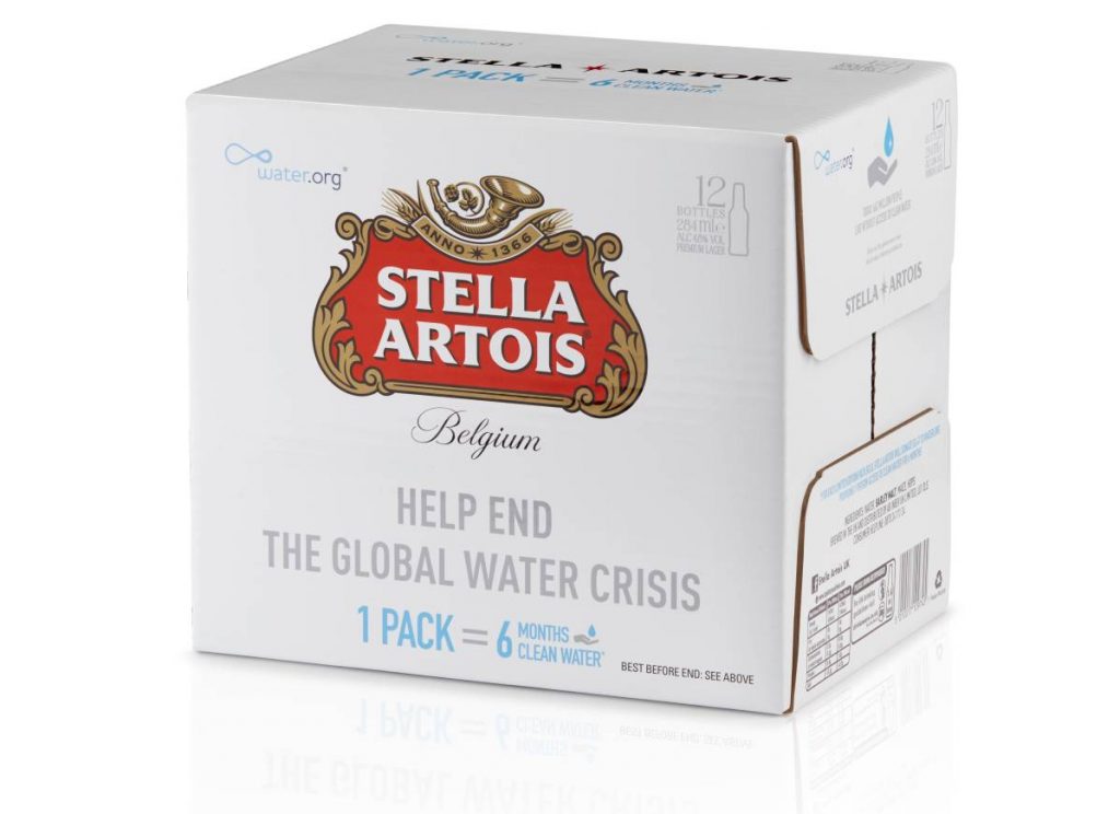 Limited edition Stella packs to support Matt Damon campaign | Talking ...