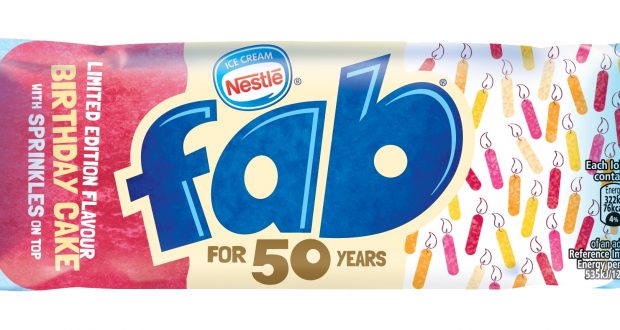 Froneri celebrates with Fab Birthday Cake lolly