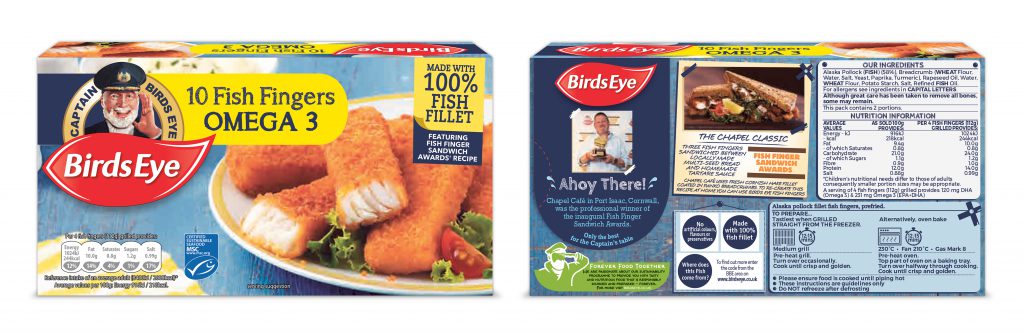 Birds Eye celebrates Fish Finger Sandwich Awards with new packaging ...