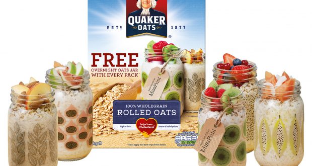 Quaker overnight oats unveils new on-pack promotion