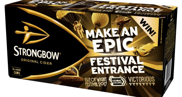 Strongbow launches on-pack summer promotion for festival-lovers