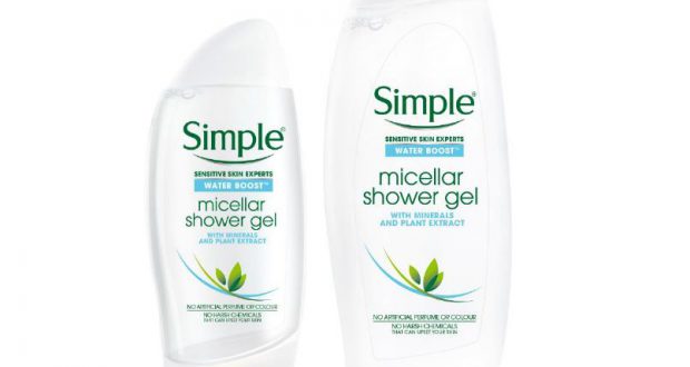 Simple launches Micellar Water shower gel
