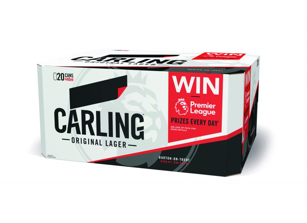 Carling offers drinkers the chance to take the Premier League trophy ...