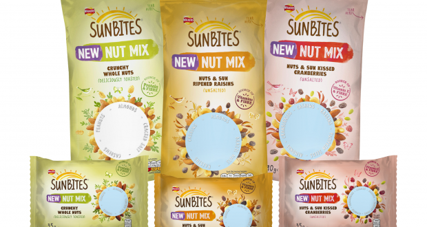 Walkers introduces new Sunbites Nut Mixes