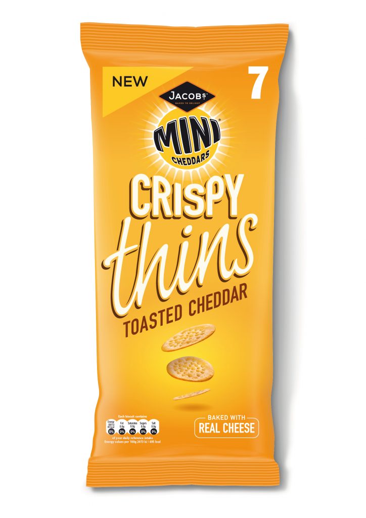 Jacob’s to launch new Mini Cheddars Crispy Thins | Talking Retail