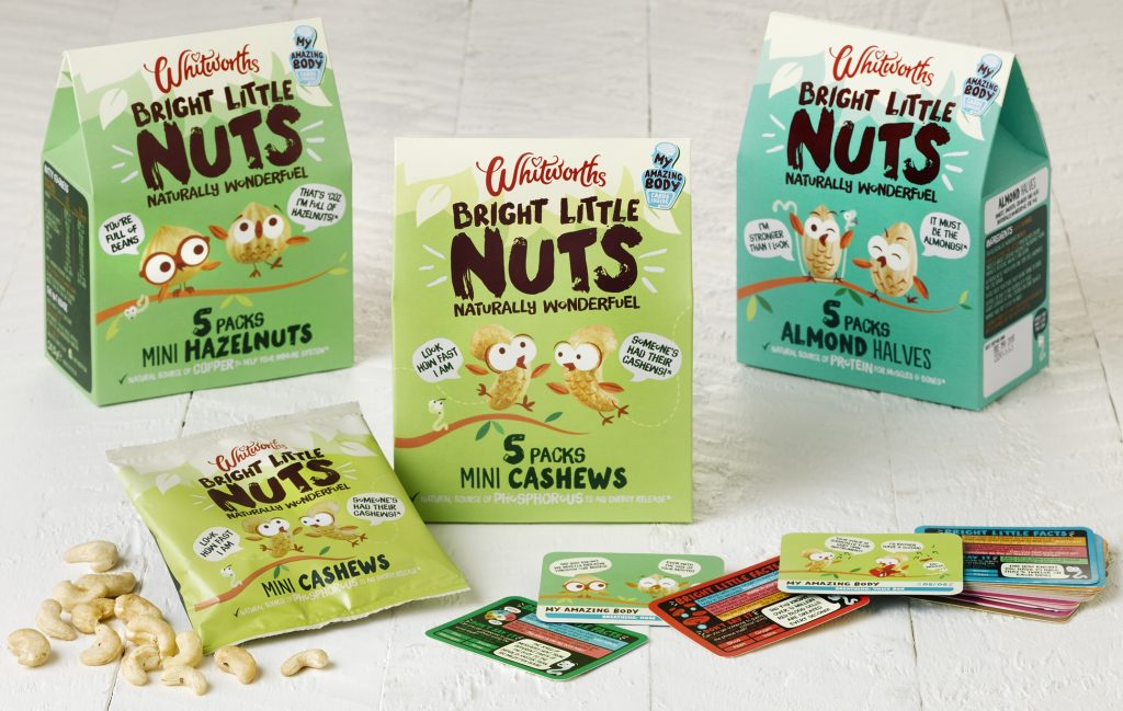 Whitworths launches ‘UK first’ nut snack range for children | Talking ...
