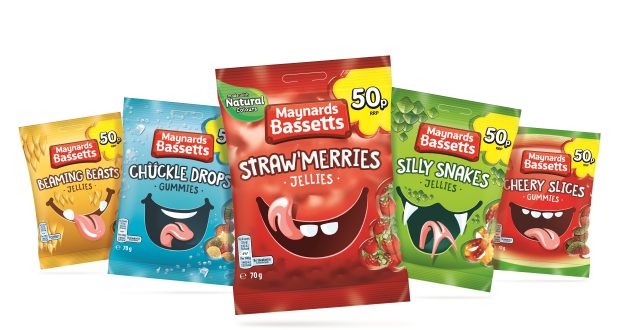 Maynards Bassetts unveils new confectionery bags