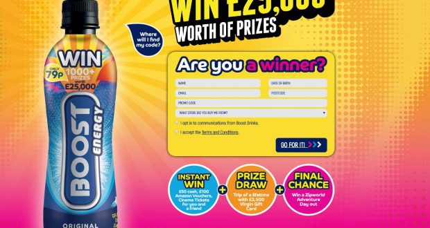 Boost launches ‘Release the Boost’ on-pack promotion
