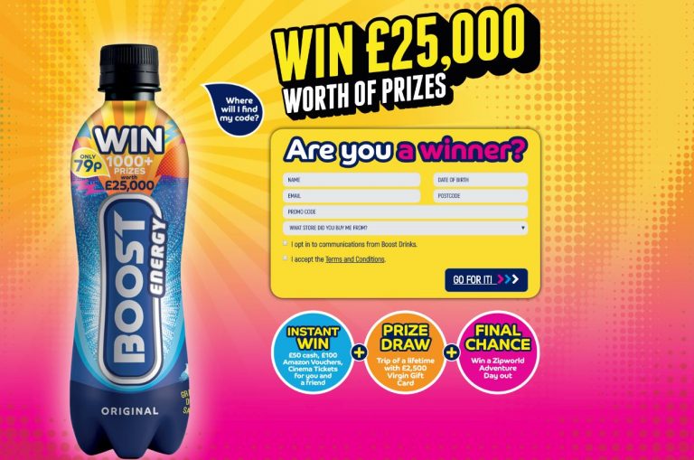 Boost launches ‘Release the Boost’ on-pack promotion | Talking Retail