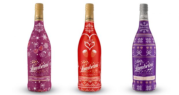 Lambrini rolls out limited edition festive packaging