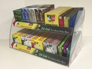 Signpost tobacco with accessories display | Talking Retail