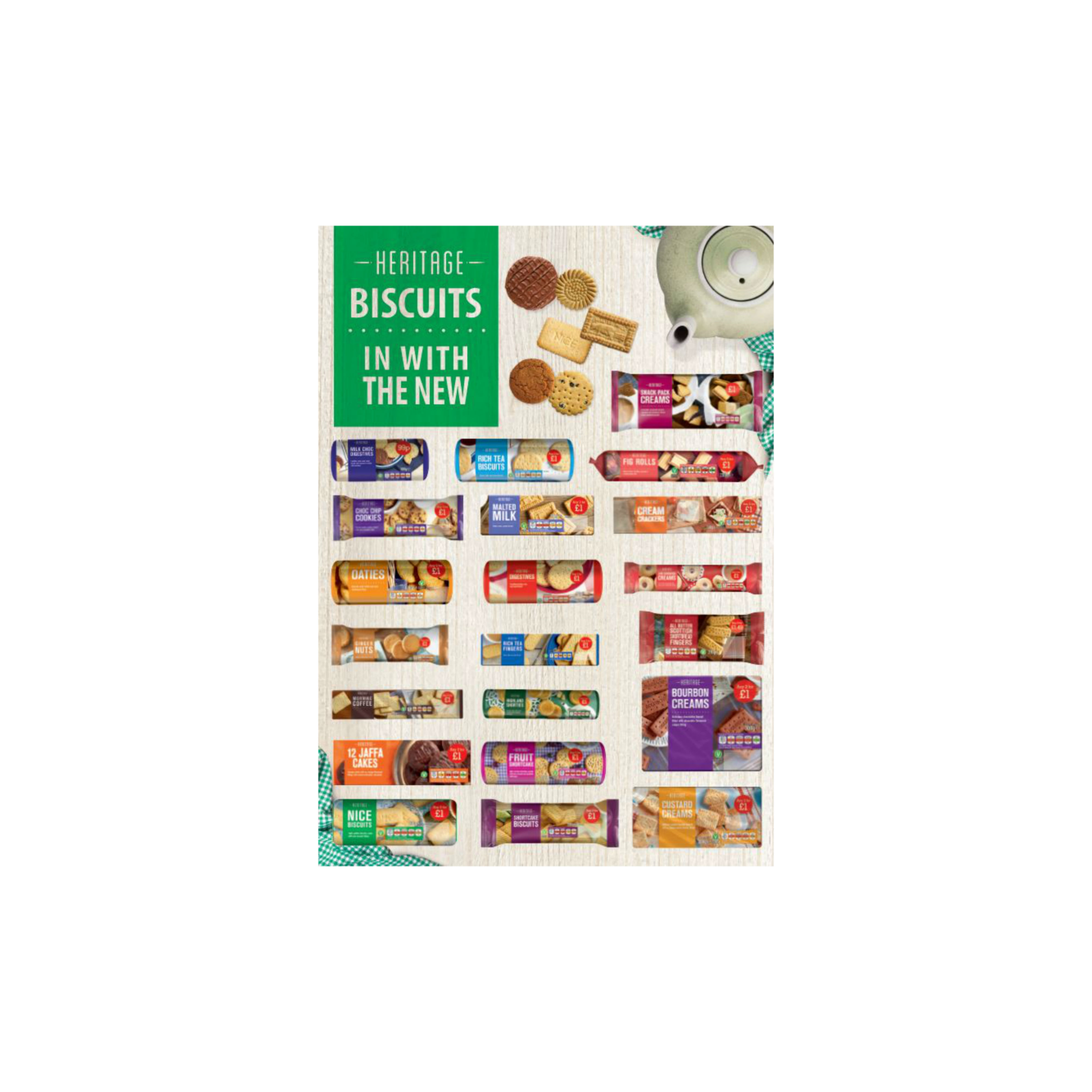 Nisa unveils redesigned Heritage biscuit range | Talking Retail