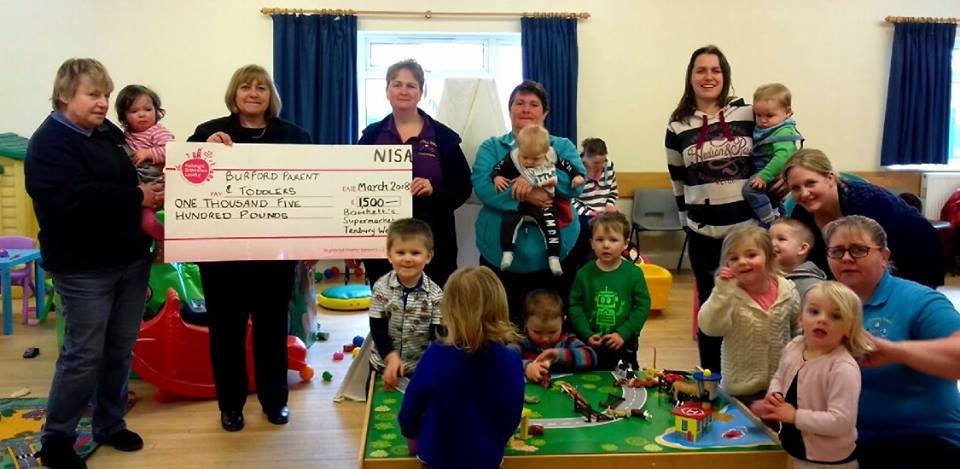 Bowkett’s Nisa Extra raises £1,500 for local parent and toddler group ...