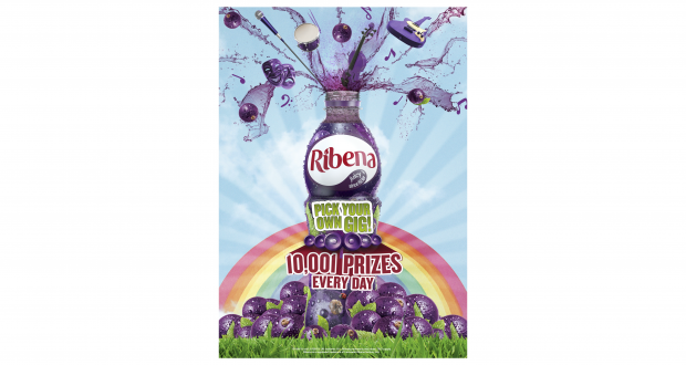 Ribena launches music gig promotion
