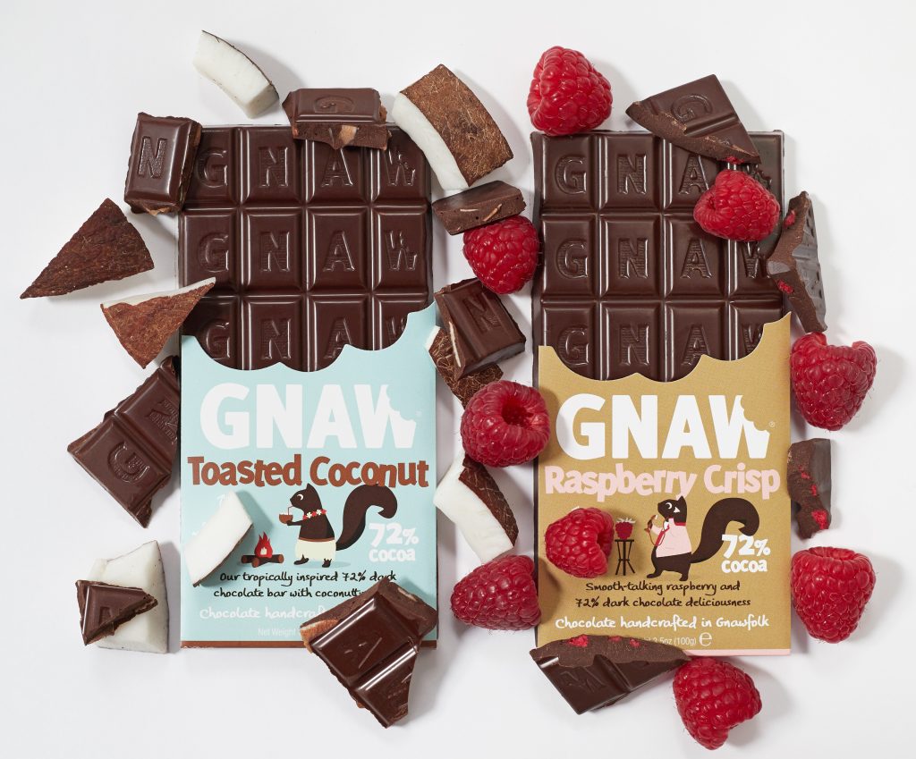 Gnaw Chocolate launches 72% cocoa dark bars | Talking Retail